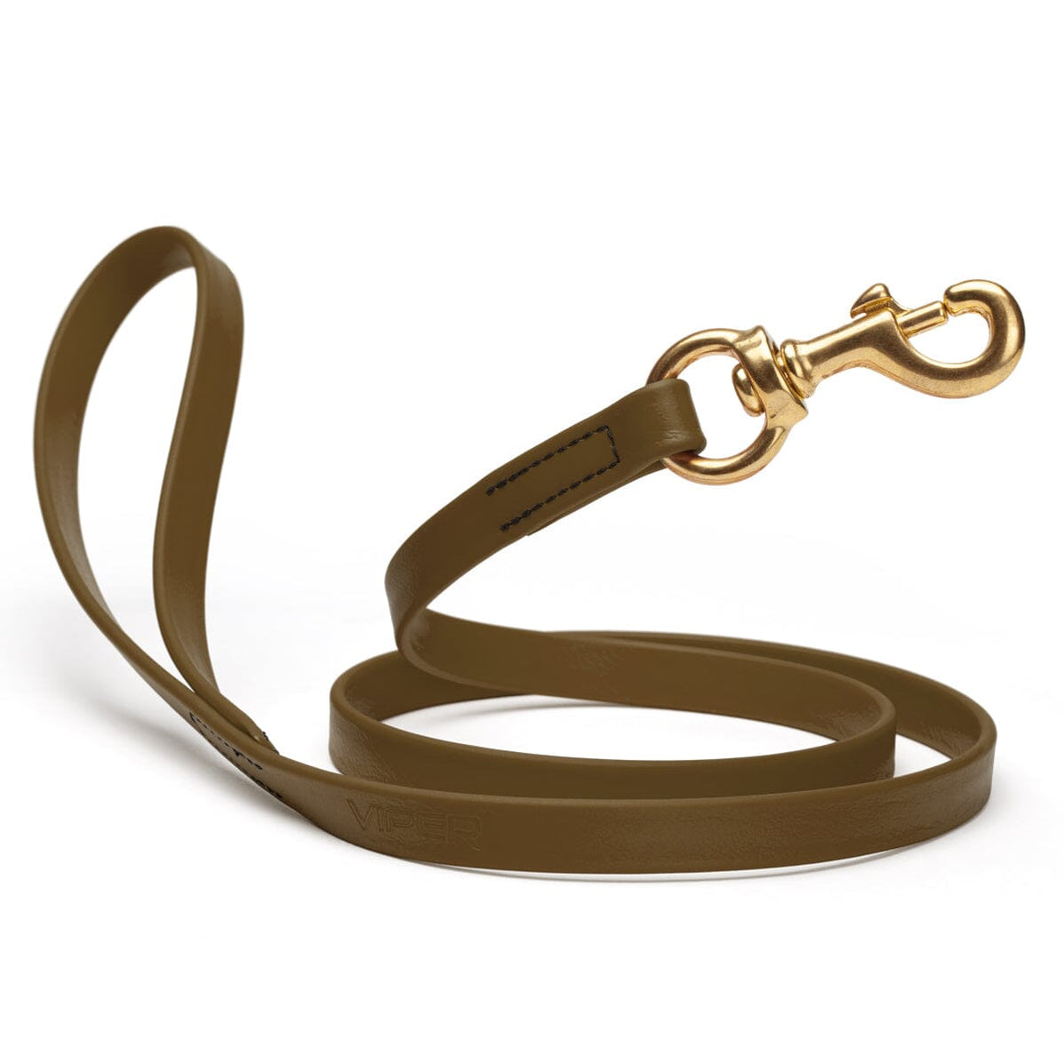 Biothane Working Dog Lead 4 ft, Brass Hardware — Dogline