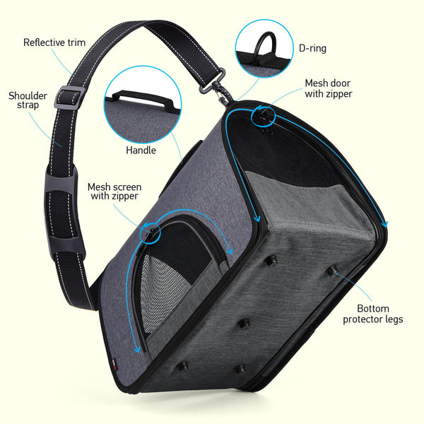 Dual Color Collapsible Pet Carrier — Dogline