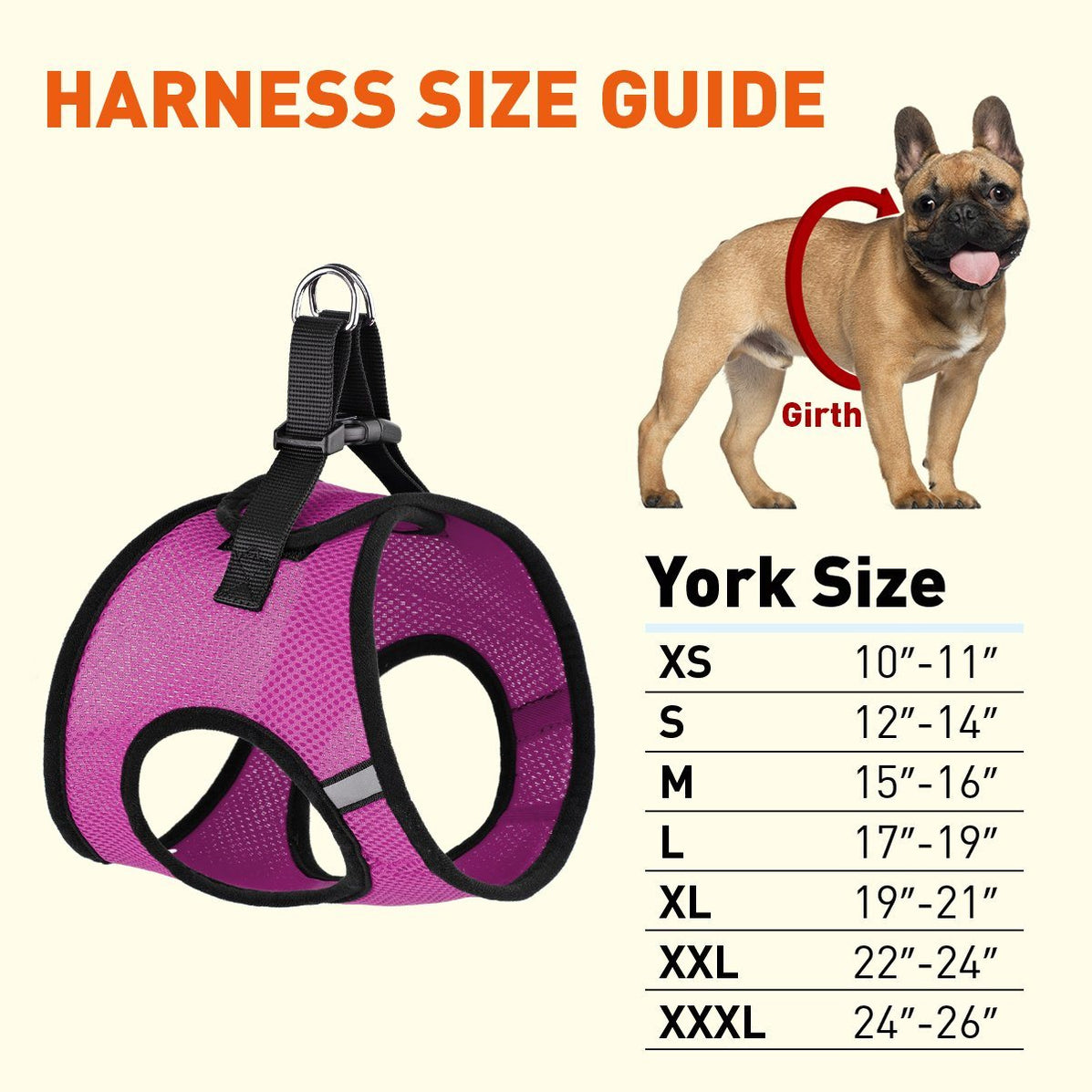 York Mesh Harness — Dogline