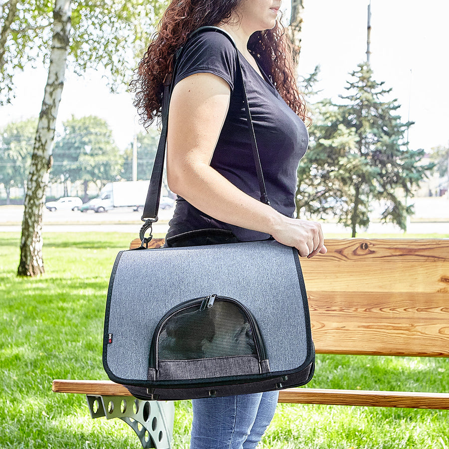 Dual Color Collapsible Pet Carrier — Dogline